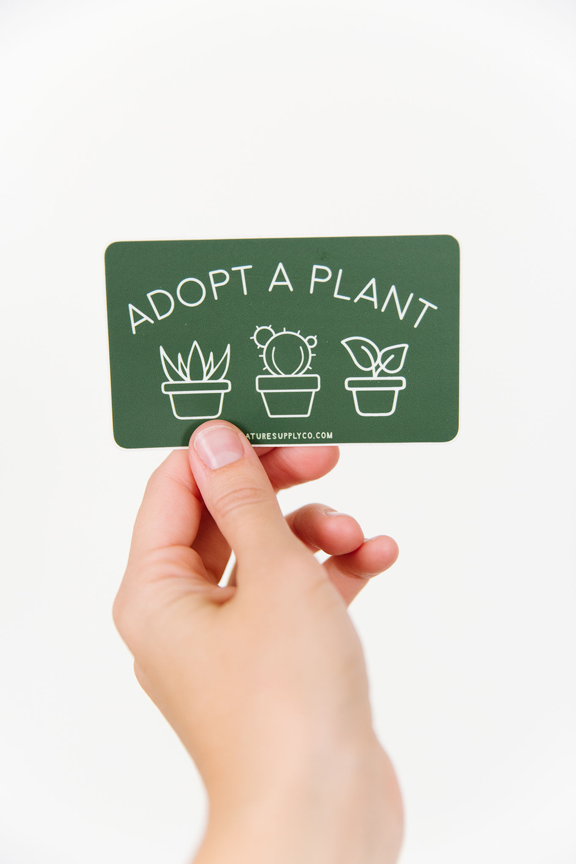 Adopt a Plant Sticker – Hip Finds Company